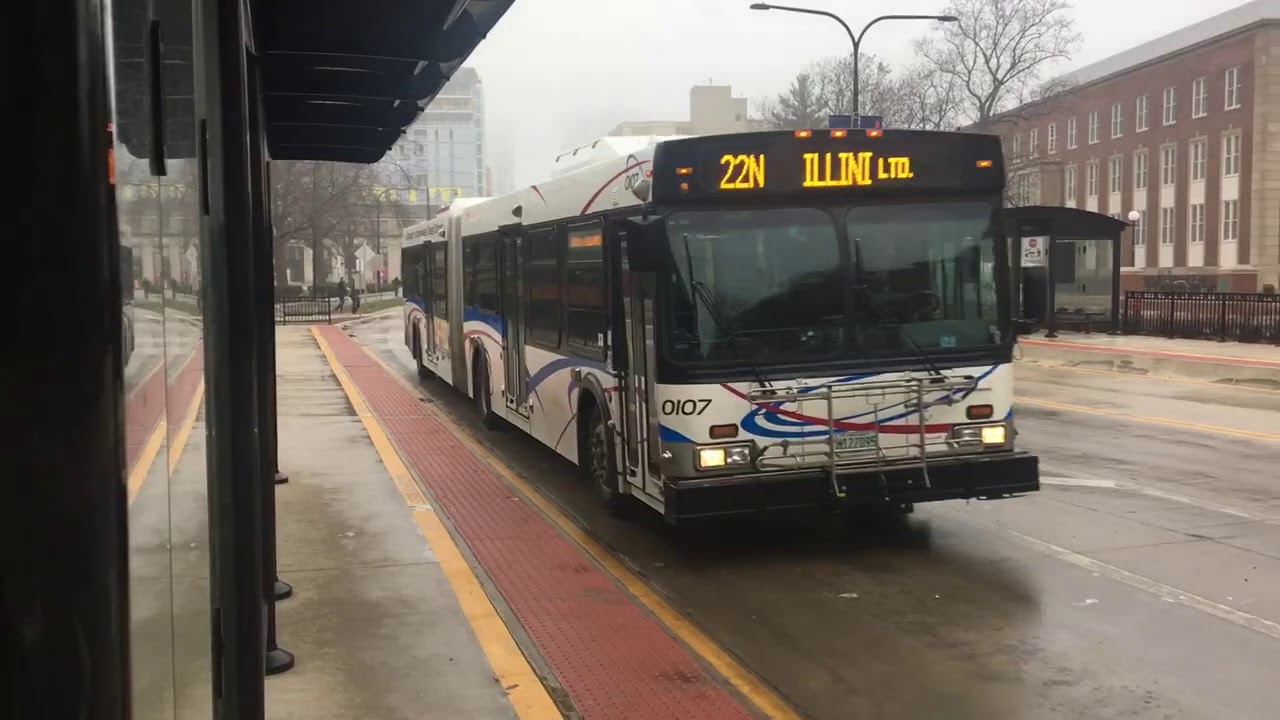 Champaign Urbana Mass Transit District #2 - NewFlyer Low Floor - YouTube