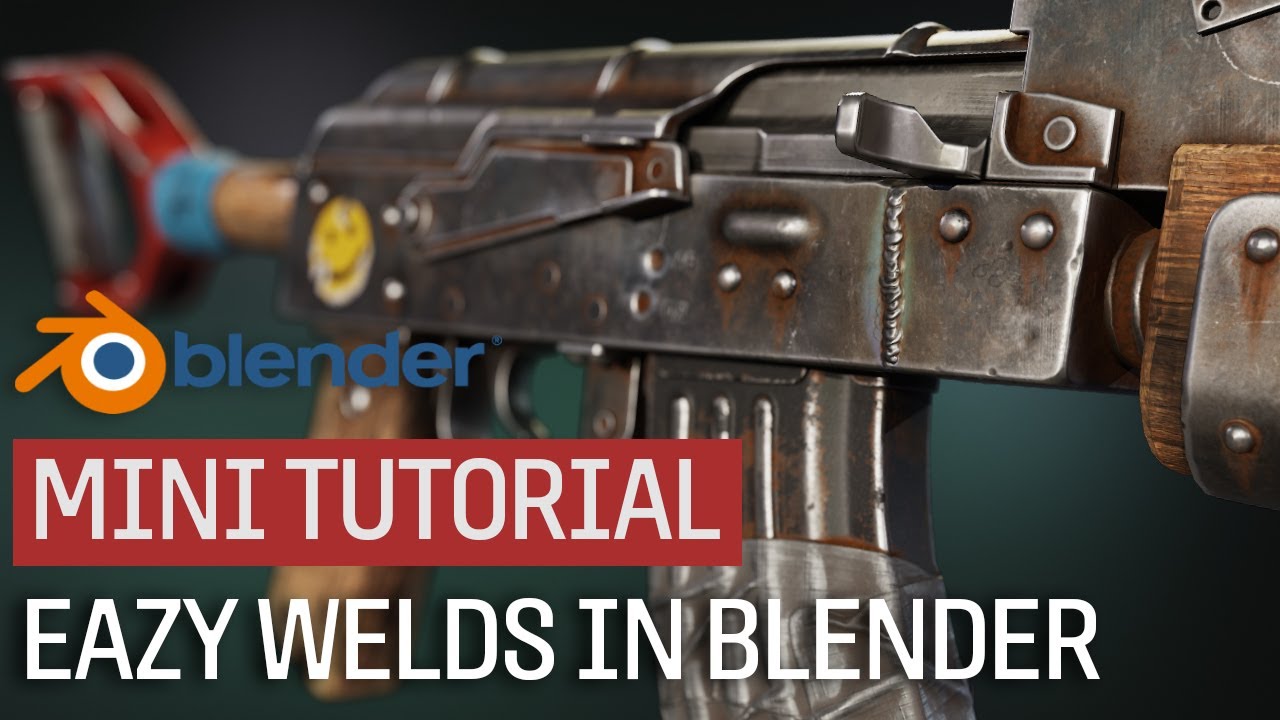 How To Make Welds In Blender - The Easy and Free Way - YouTube