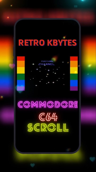 Commodore 64 Scroll text 🤩 3D Message Maker di Oliver Stiller 1989©️ Double Density #commodore # ...