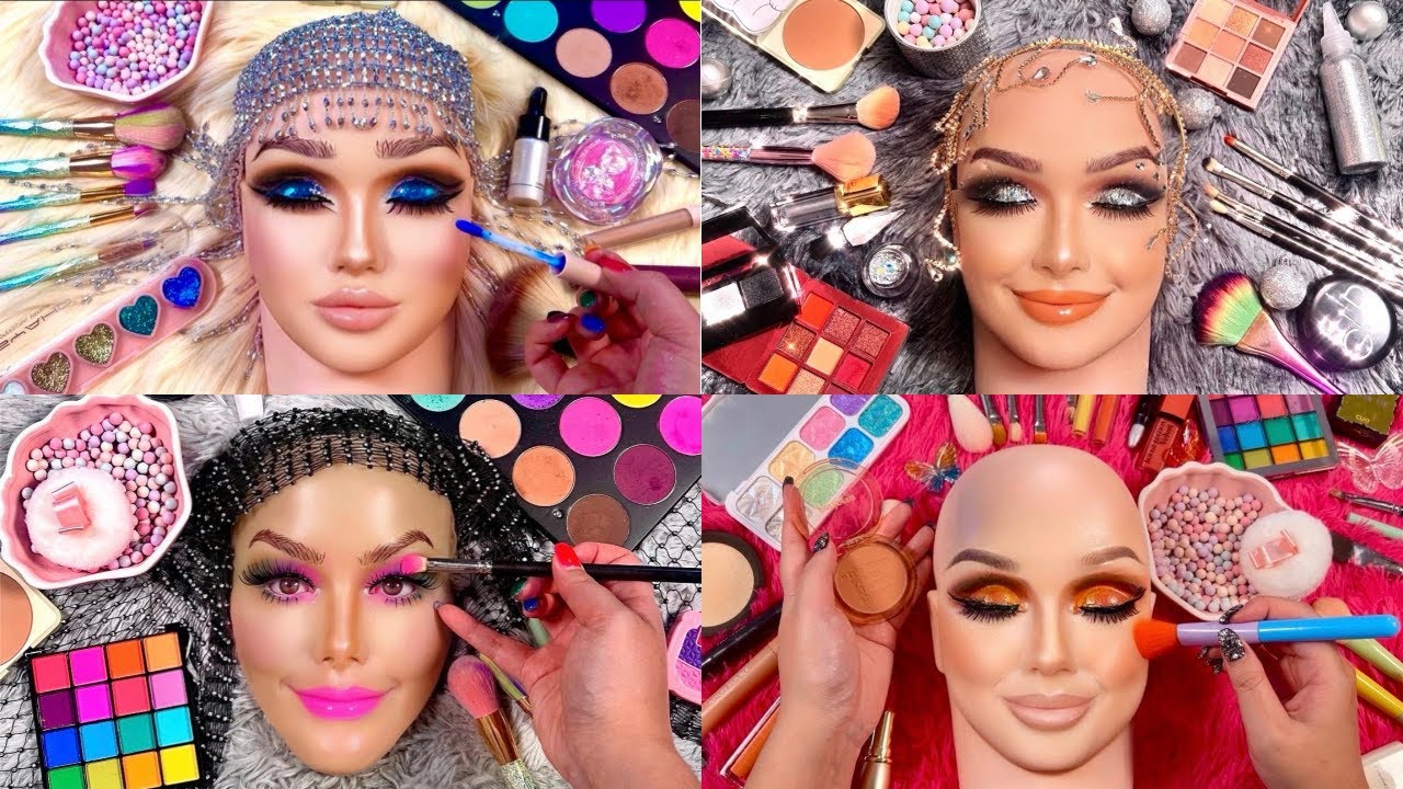 [ASMR] My BEST Makeup Videos Collection 1Hour. Most Satisfying ASMR ...