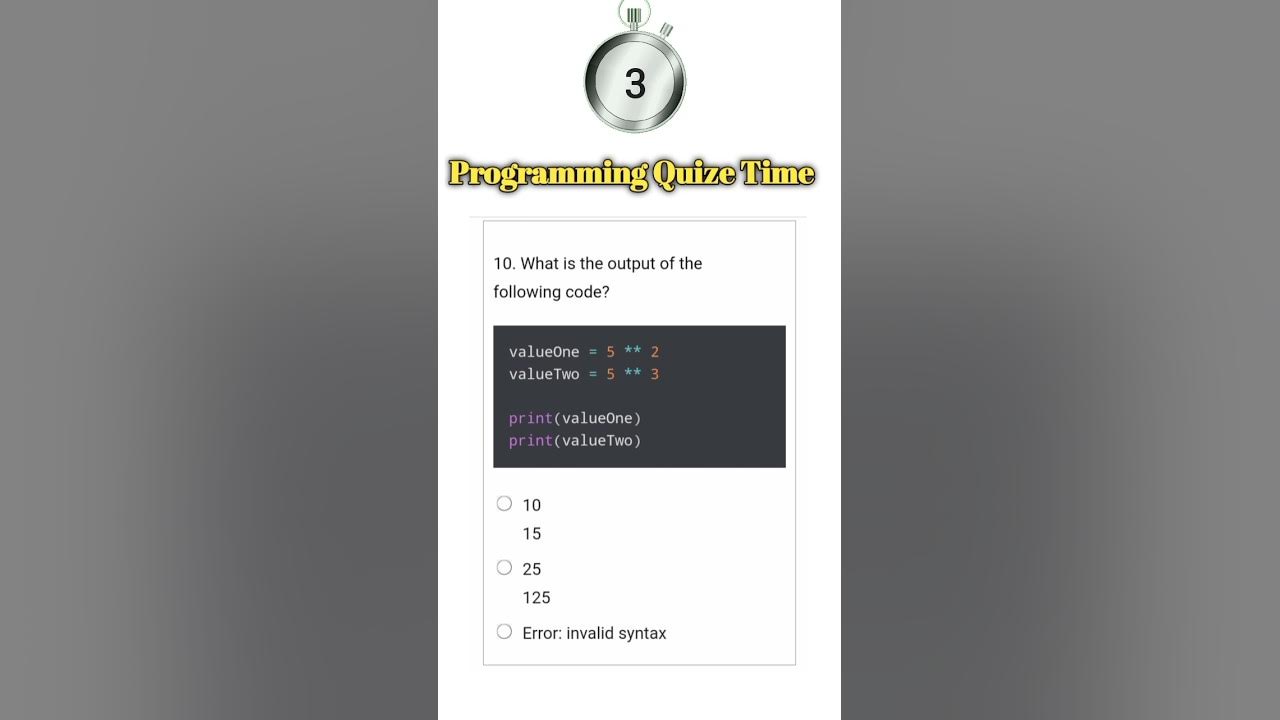 Programming Quize Time Coding Computerscience Programmingquestion Javascript