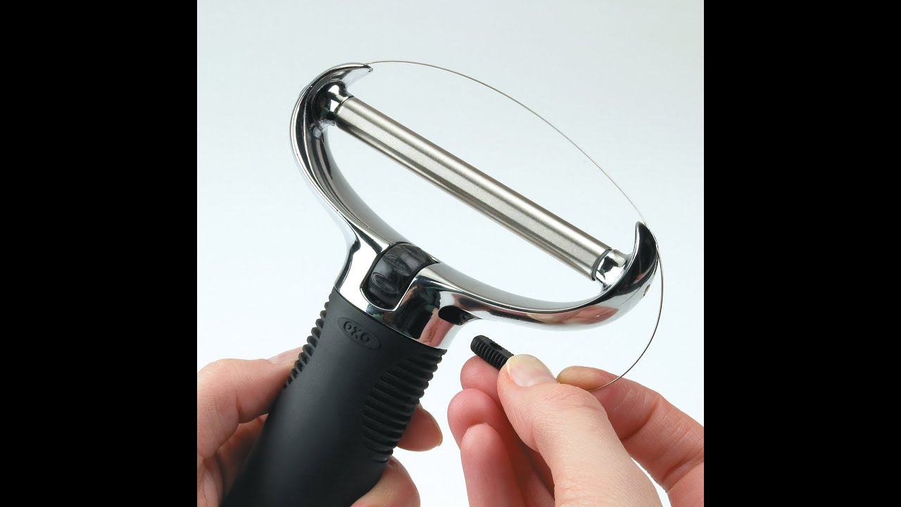 OXO® Wire Cheese Slicer - YouTube