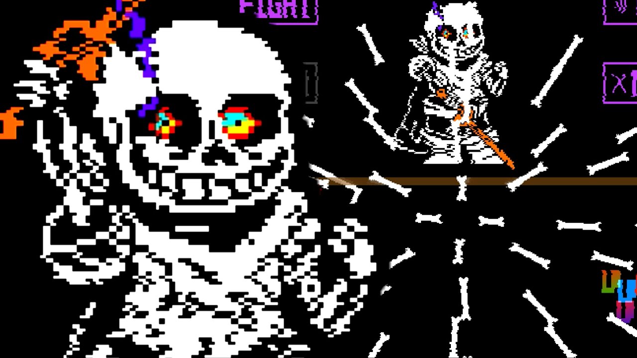 FDY!Dusttrust 旧Phase2(OLD Ver) Noob mode クリア【Undertale fangame】 - YouTube