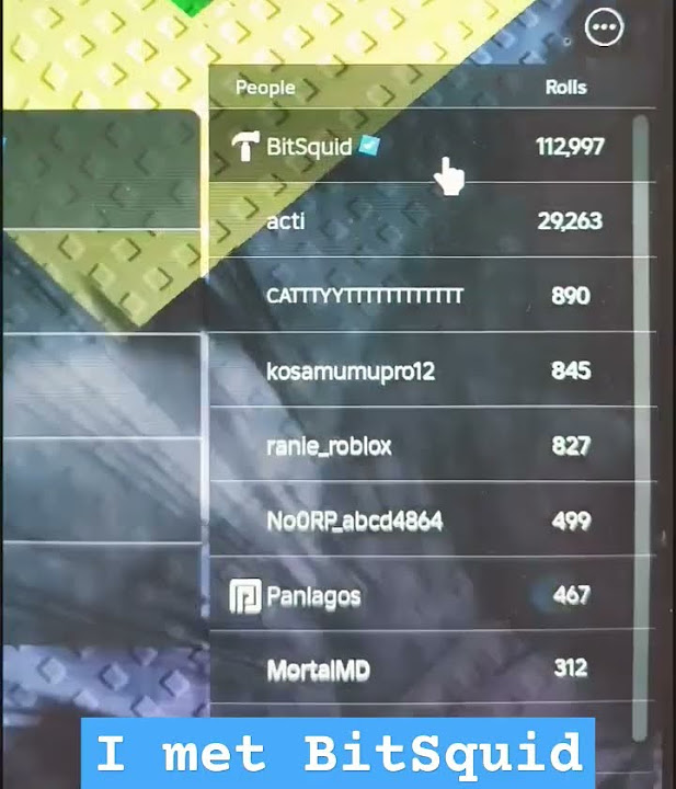 Met Bitsquid #bitsquid #roblox #shorts #towerofhell #youtuber #solsrng ...
