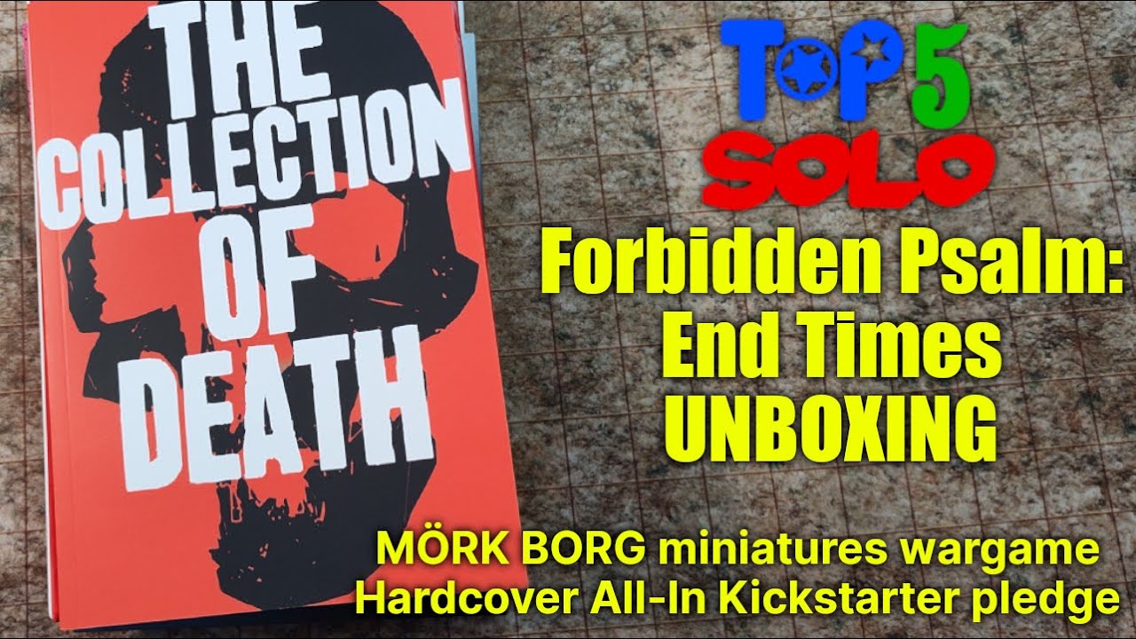 Forbidden Psalm: End Times Unboxing | Hardcover All In - YouTube