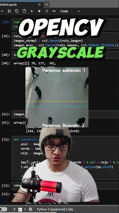 Convirtiendo imagenes a color en escala de grises parte I. #python # ...
