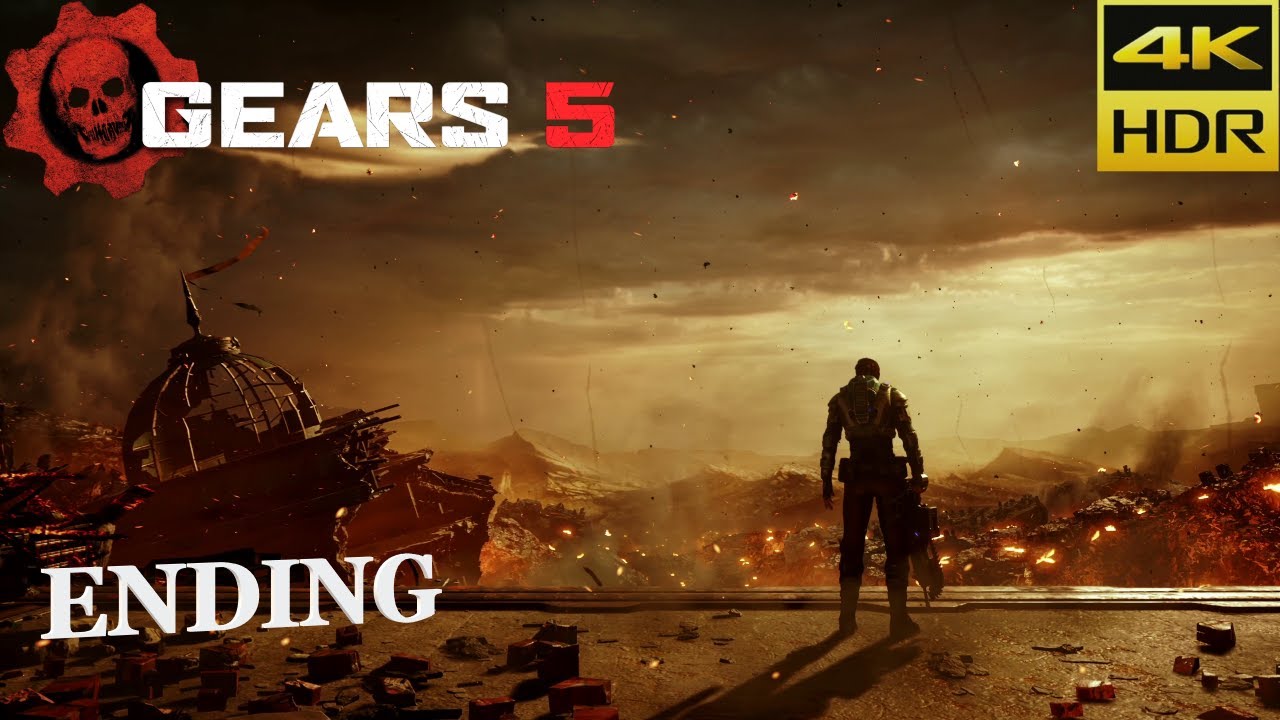 [4K] Gears 5 - Final Boss and Ending (Xbox One X) - YouTube