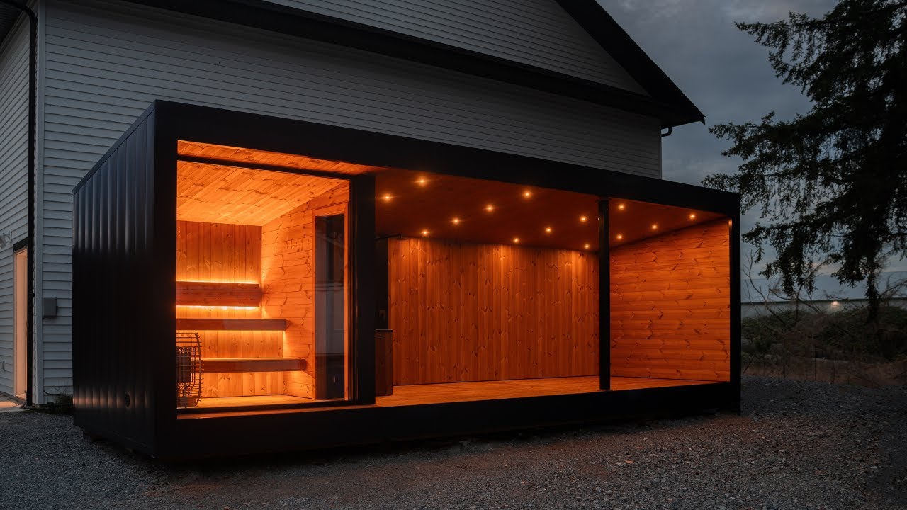A Behind-the-Scenes Look at Our Custom Sauna Build in Fernie, BC - YouTube