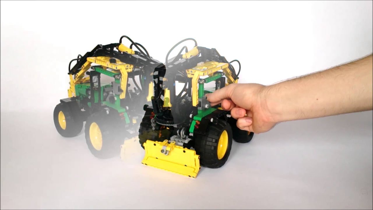 LEGO Technic Forest Tractor with free instructions - YouTube