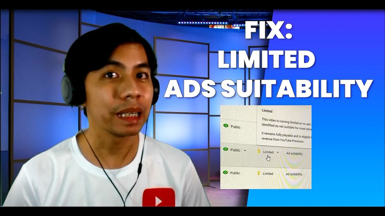 Tutorial: Fix (Limited) Ads Suitability in your video - YouTube