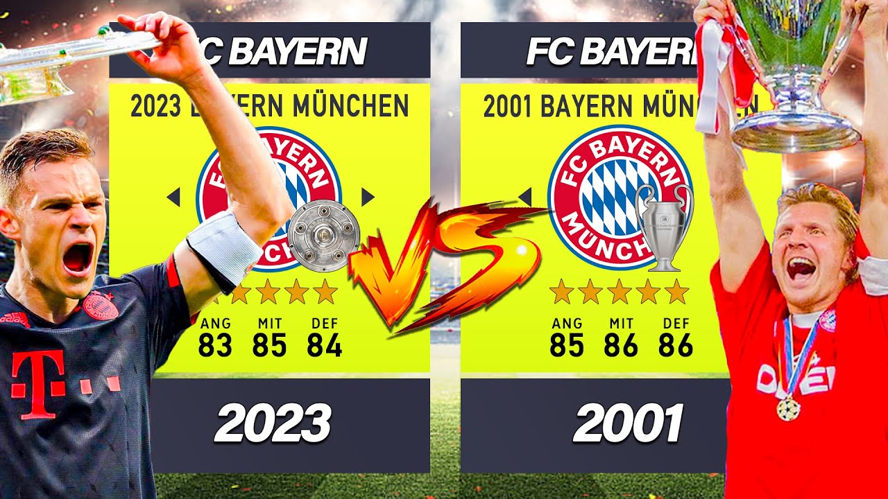 FC Bayern München 2023 VS FC Bayern München 2001 ⚽️🏆 - YouTube