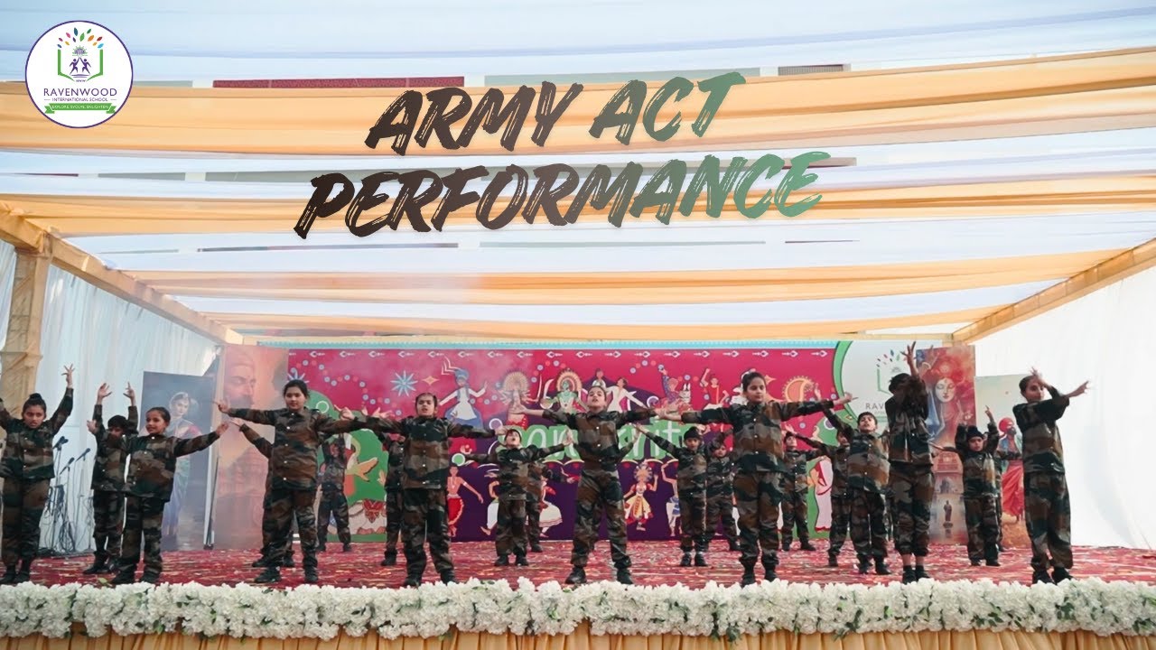Salute to Our Soldiers 🪖 | Army Act Performance | Ravenwood Annual ...
