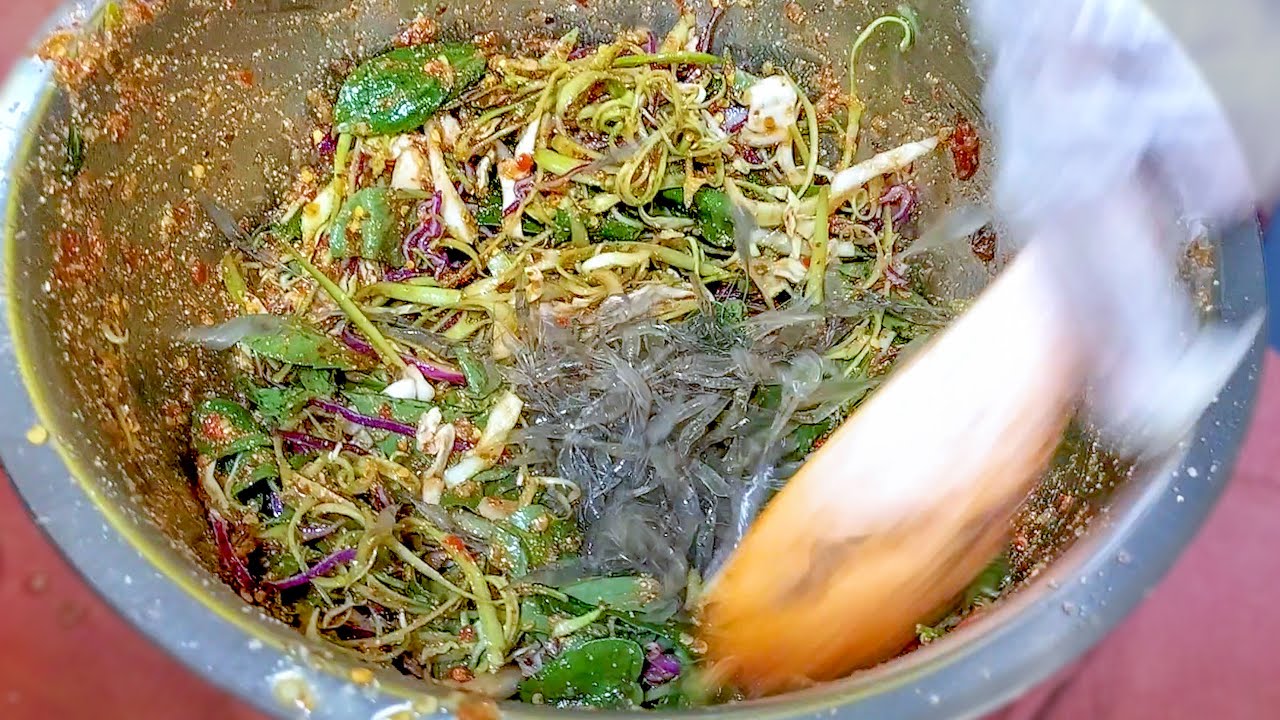 Jumping Shrimp Salad of Cambodian | Street Food by Sophea - YouTube