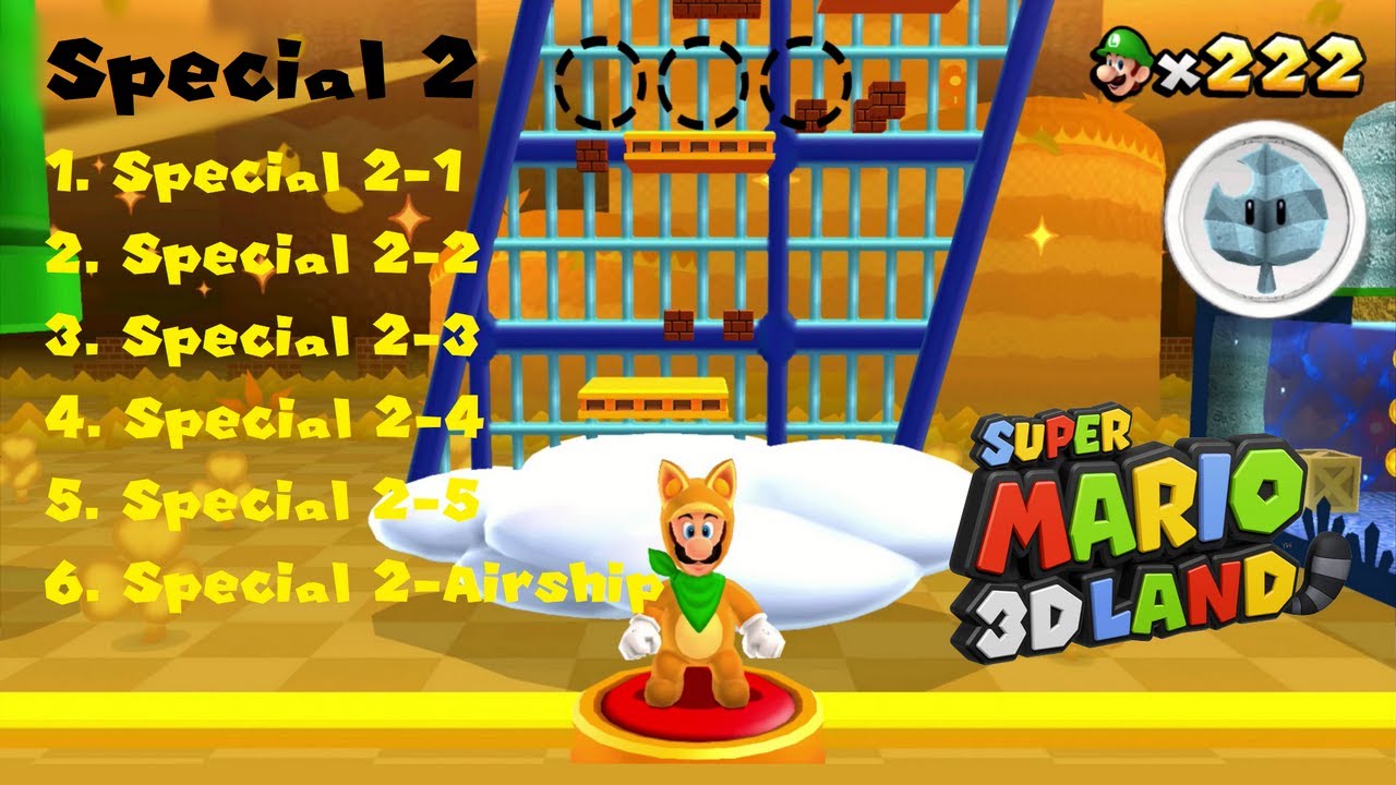 Super Mario 3D Land (3DS|HD Texture Pack) (100%) (10|16) / World ...