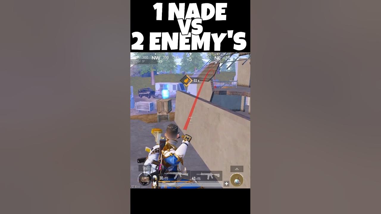1 VS 2 With 1 Nade | BGMI Gameplay. - YouTube