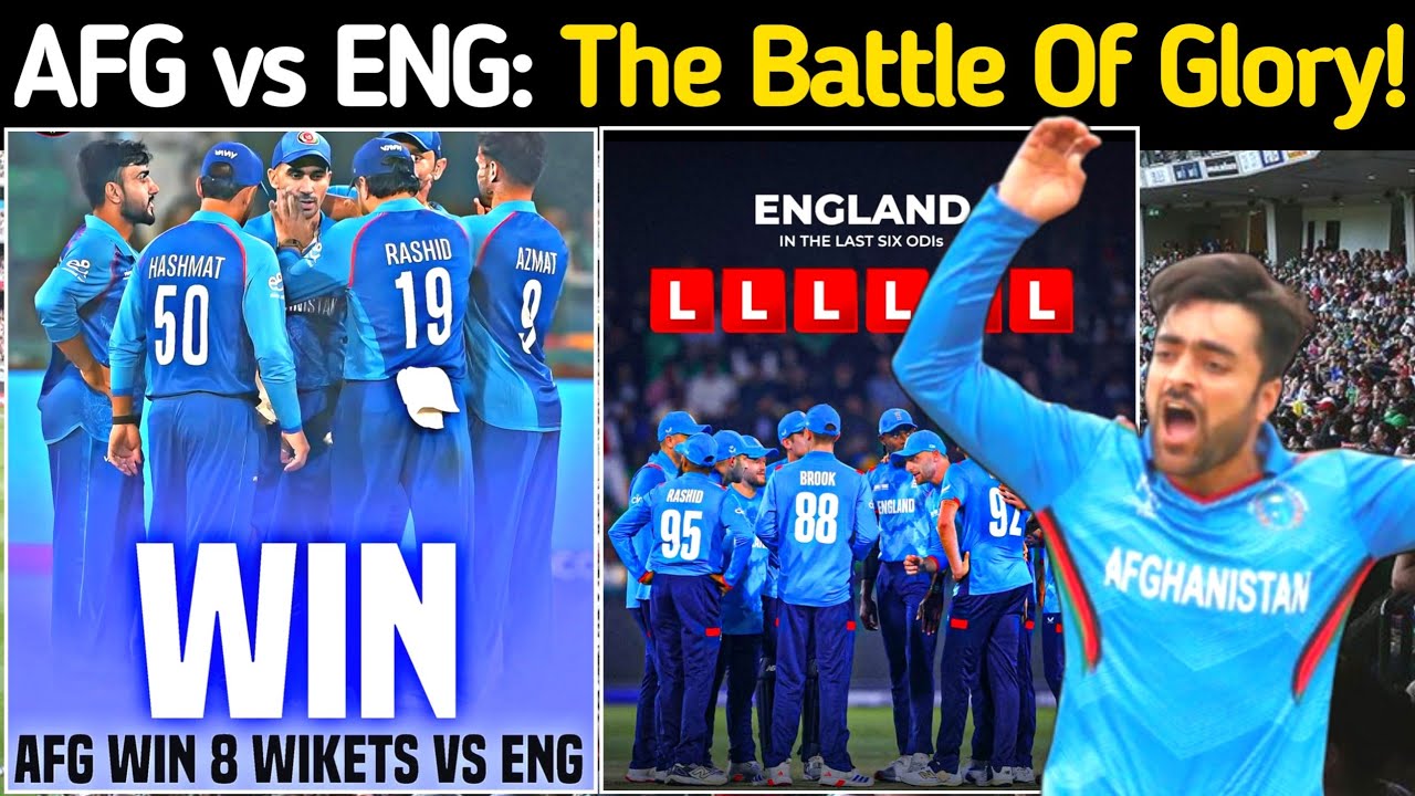 AFG vs ENG: Afghanistan Shocks England, Claims first Historic CT ...