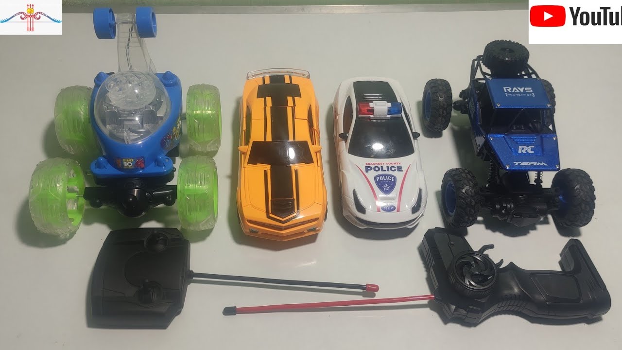 Monster Rc Car VS Monster Stunt car Unboxing and Testing/Robot car🆚 ...