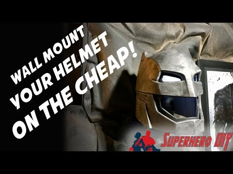 How to make a Helmet Wall Mount on the cheap! - YouTube