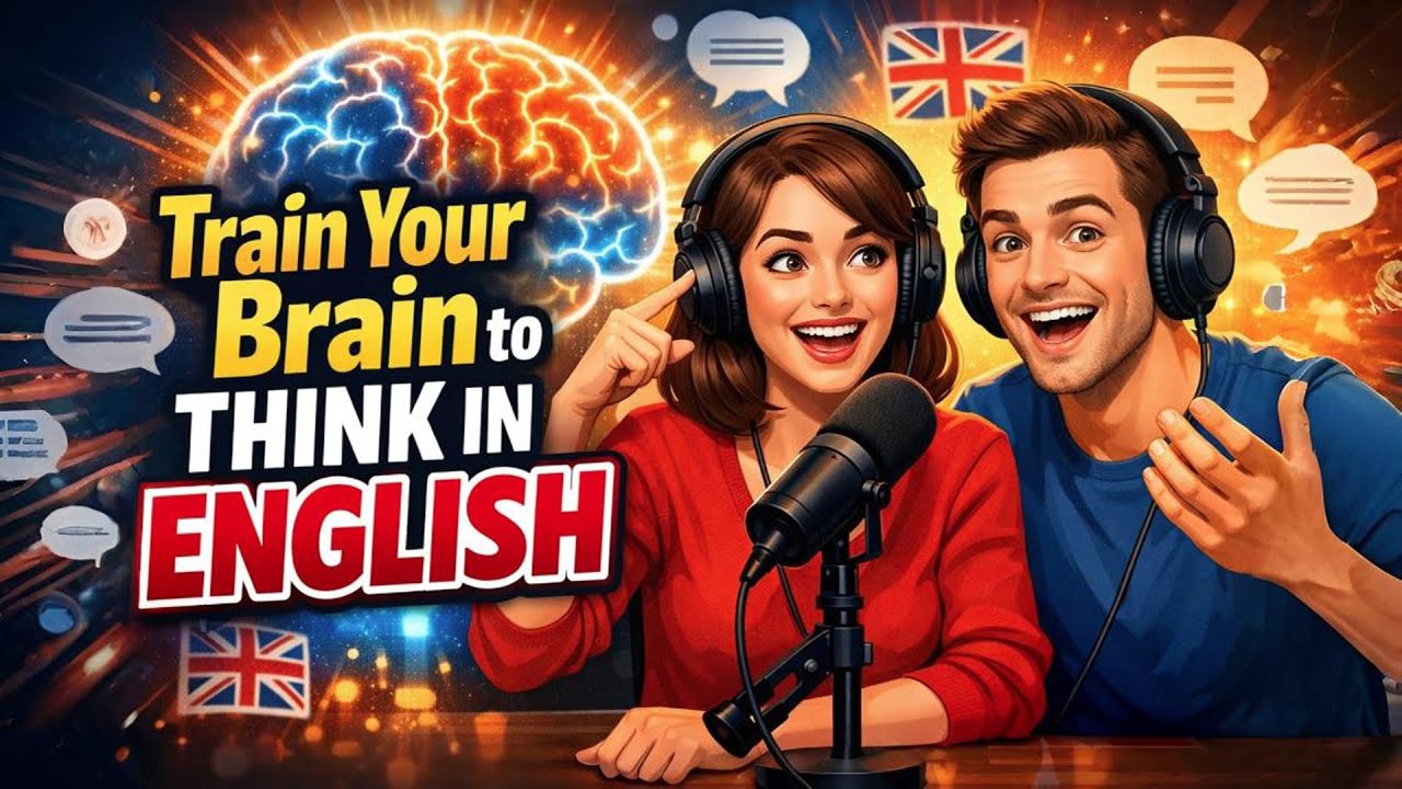 Train Your Brain to Think in English and Speak Fluently Every Day - YouTube