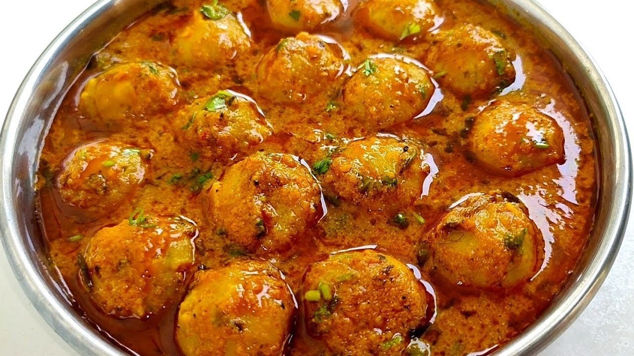 (Besan pakoda ki sabji |pakoda curry | pakoda sabji | Malti Rashoi ...