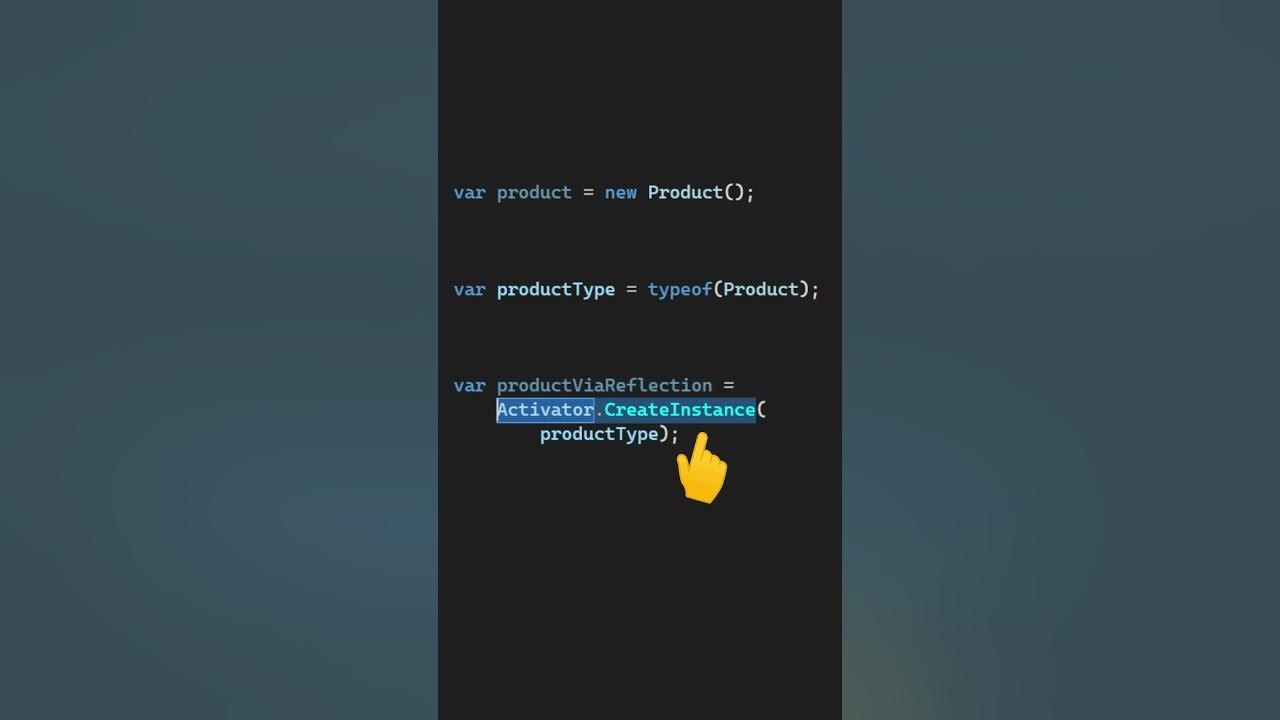 C Reflection Basics Activator Createinstance Youtube
