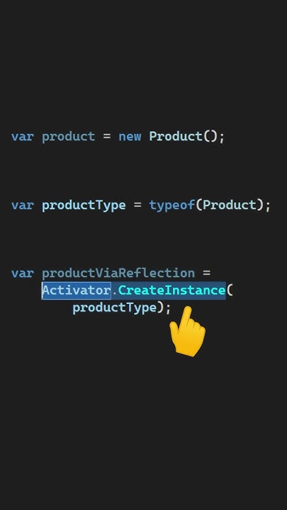 C Reflection Basics Activator Createinstance Youtube