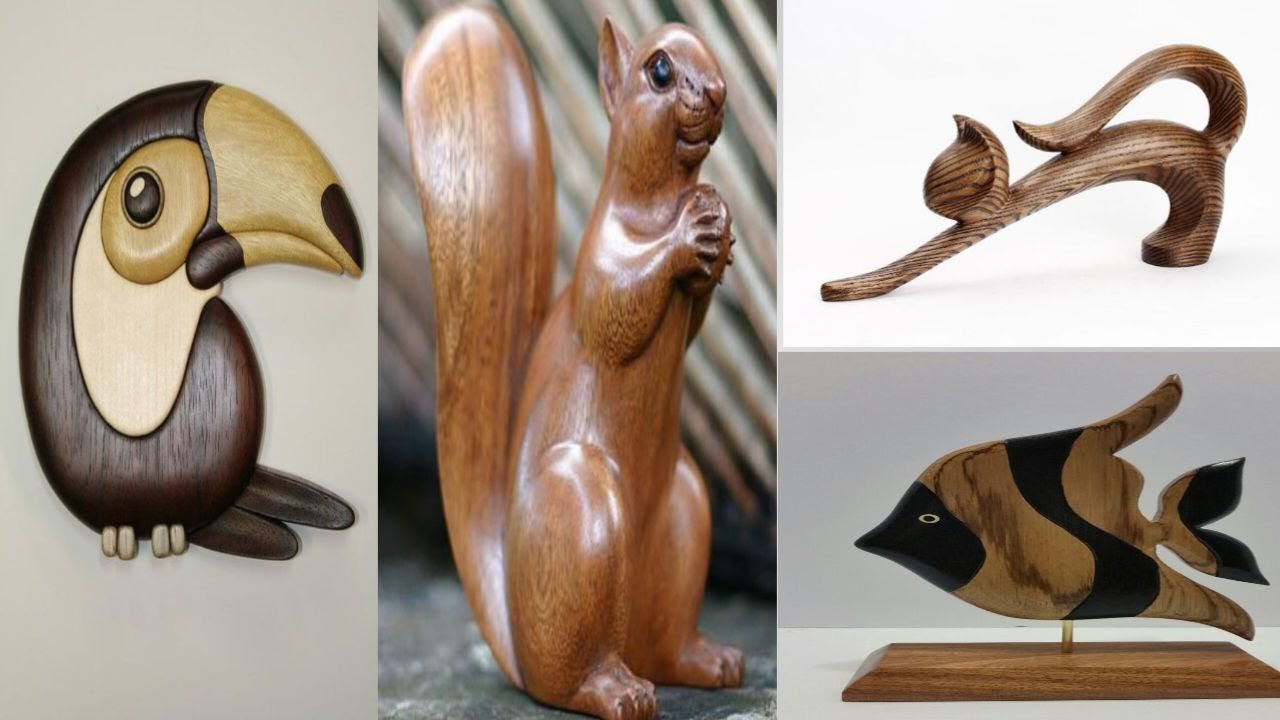 WOOD ART INSPIRED BY ANIMALS. - YouTube