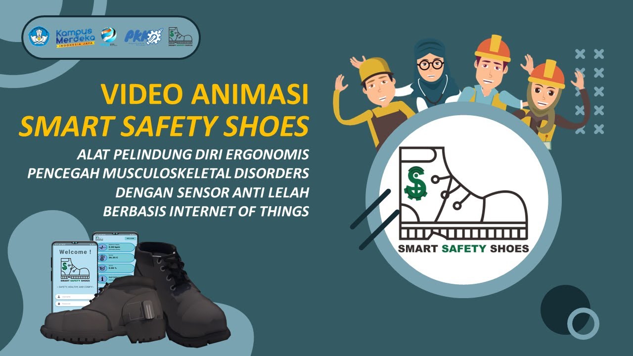 VIDEO ANIMASI SMART SAFETY SHOES - PKM-KC VOKASI 2021 (PPNS) - YouTube