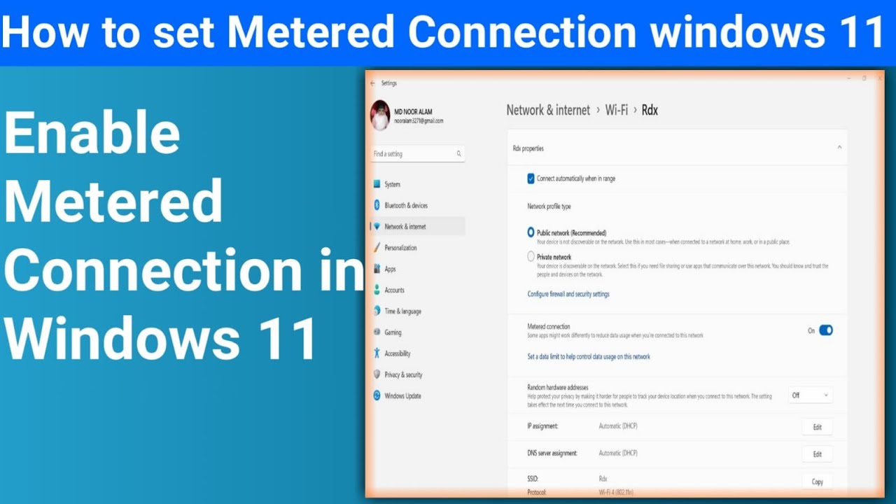 Turn on Metered Connection in Windows 11 | Enable Metered Connection in ...