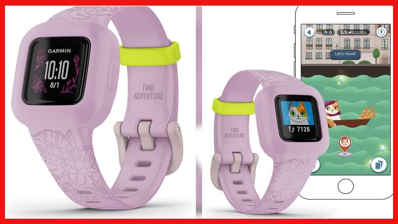 Garmin vivofit jr 3, Fitness Tracker for Kids, Includes Interactive App ...