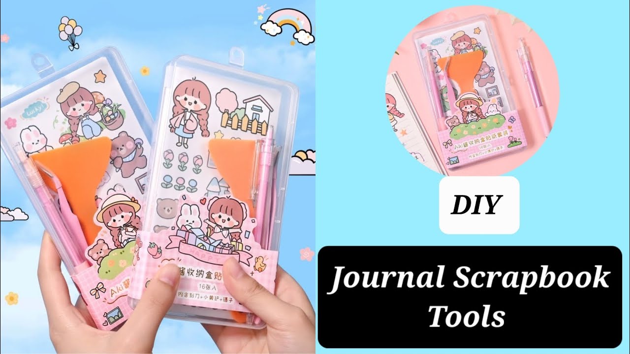How to Make DIY Journal Scrapbook Tools / DIY Journalling Tools - YouTube