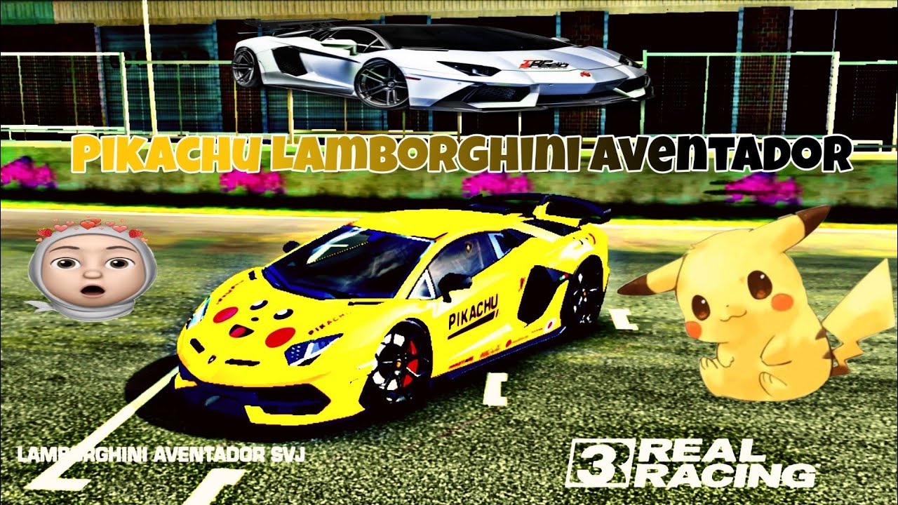 Pikachu Lamborghini Aventador (tutorial) || Real Racing 3 || JemarkPh ...