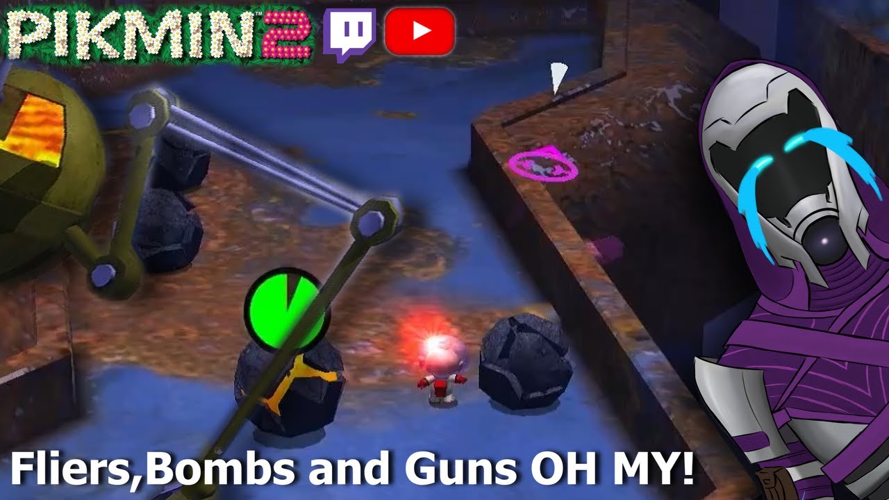 Fliers, Bombs and Guns OH MY! - Pikmin 2 part 13 - YouTube
