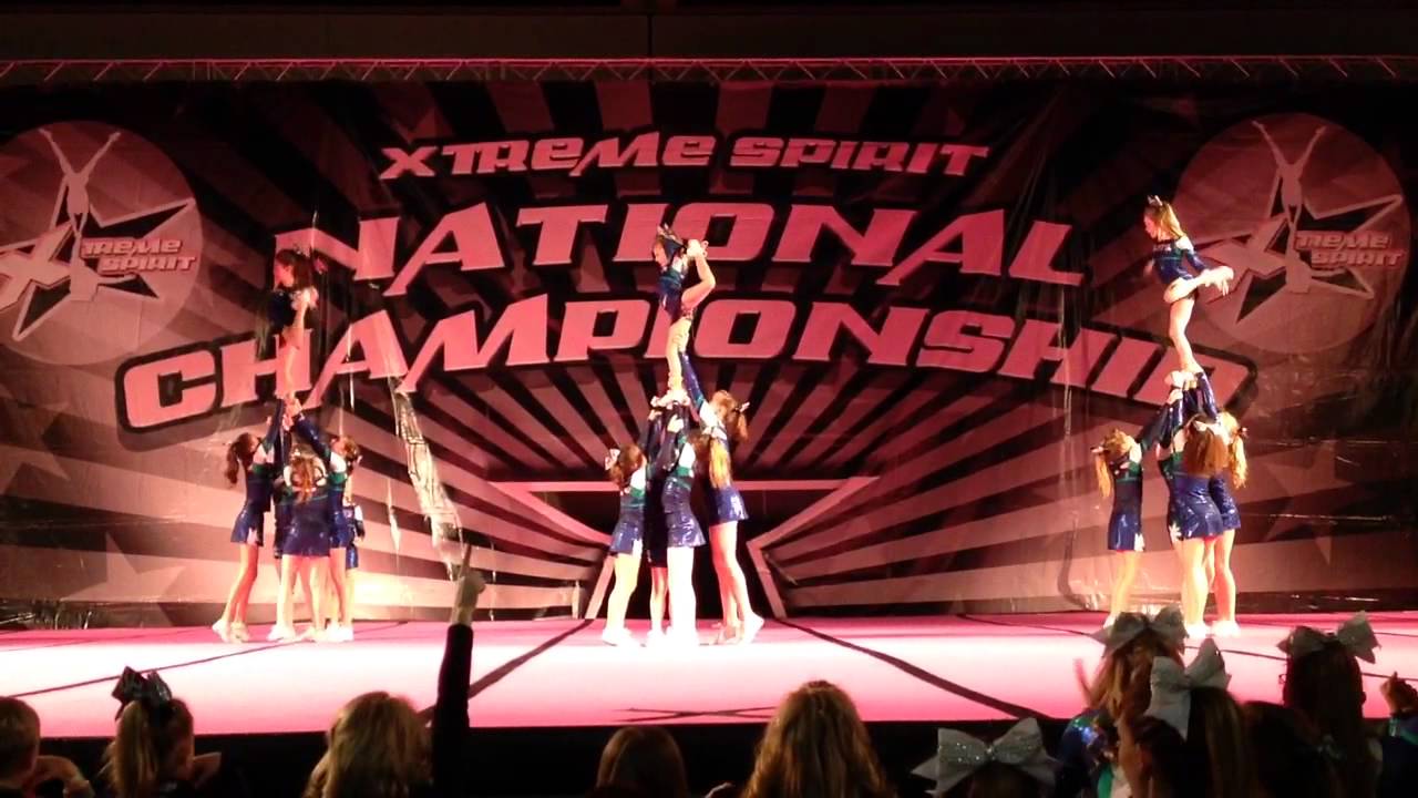 GFTF Blitz All-Stars Green Day 2 - Xtreme Spirit Nationals - YouTube