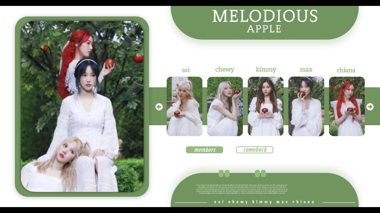 GFRIEND (여자친구) - APPLE | cover by MELODIOUS - YouTube