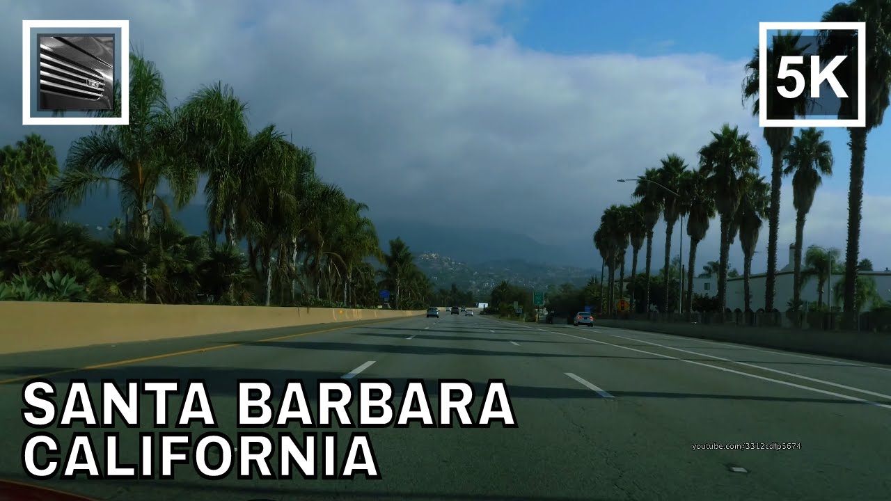 Driving Santa Barbara, US 101 / Pacific Coast Highway (CA 1) - YouTube