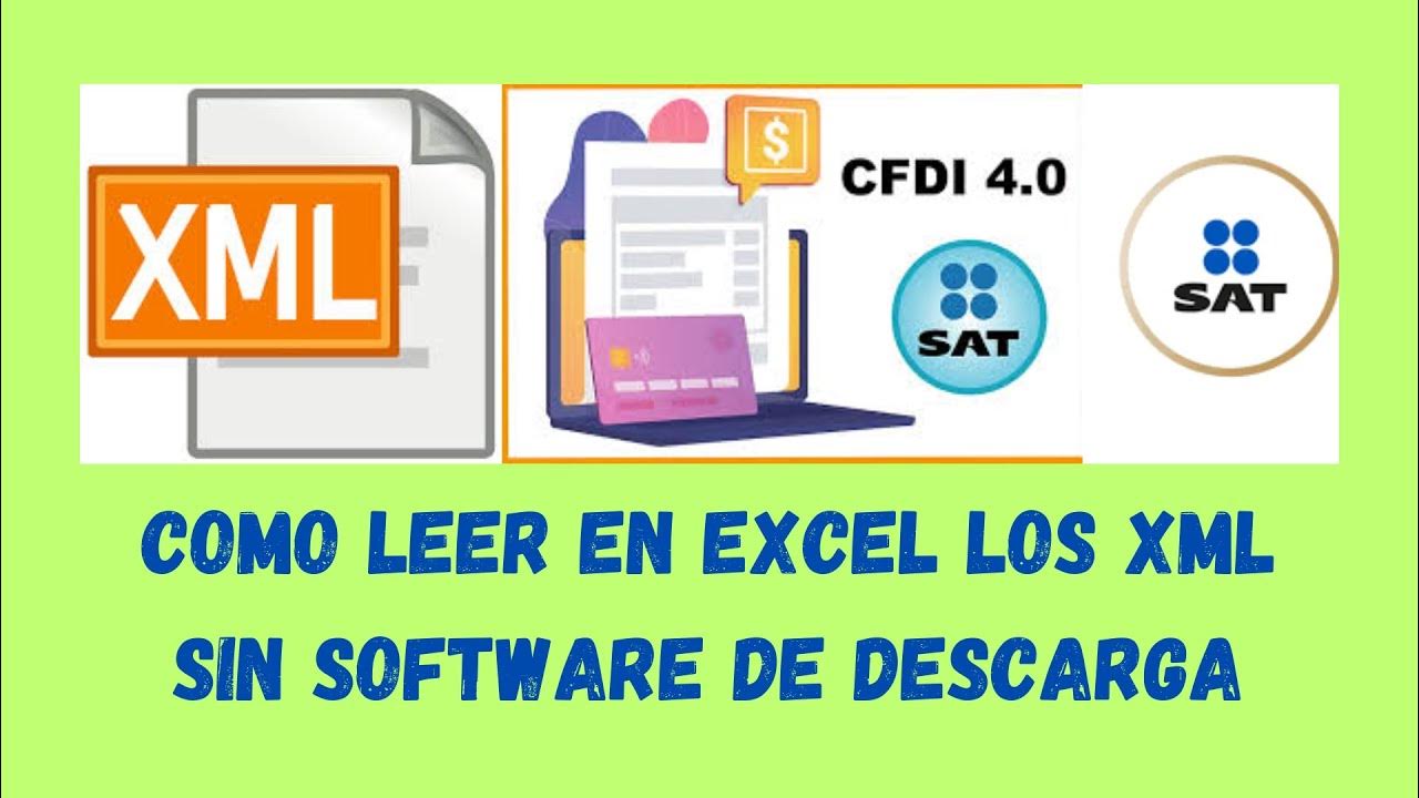Como leer en excel los XML de los CFDI - YouTube