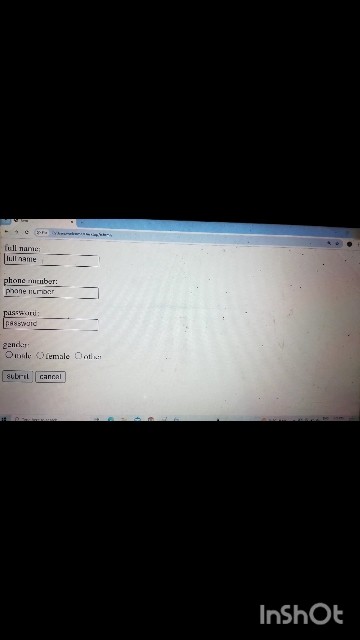use label tag and placeholder attribute in html form(for full video ...