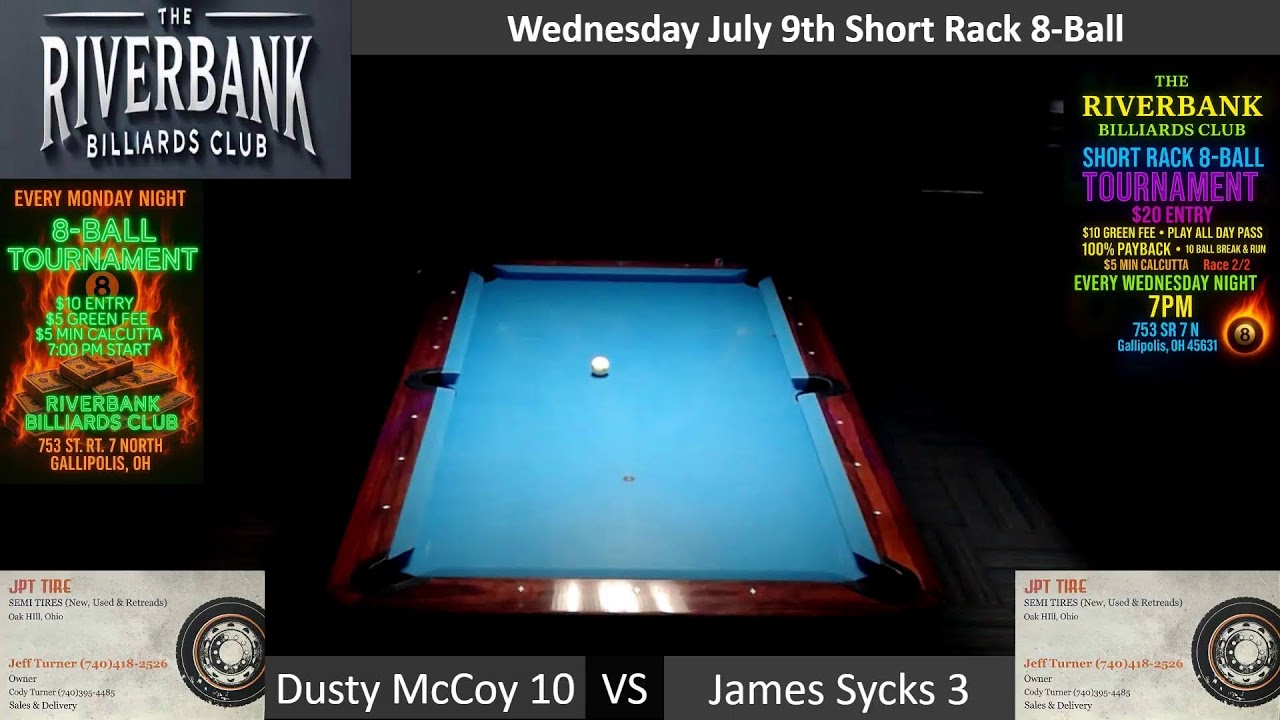 Action Dusty McCoy Vs James Sycks 9Ball - YouTube