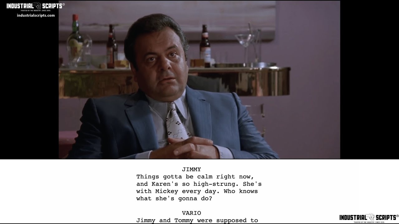 Classic Movie Scenes: GOODFELLAS (1990) / Go Back // Script-to-Screen ...