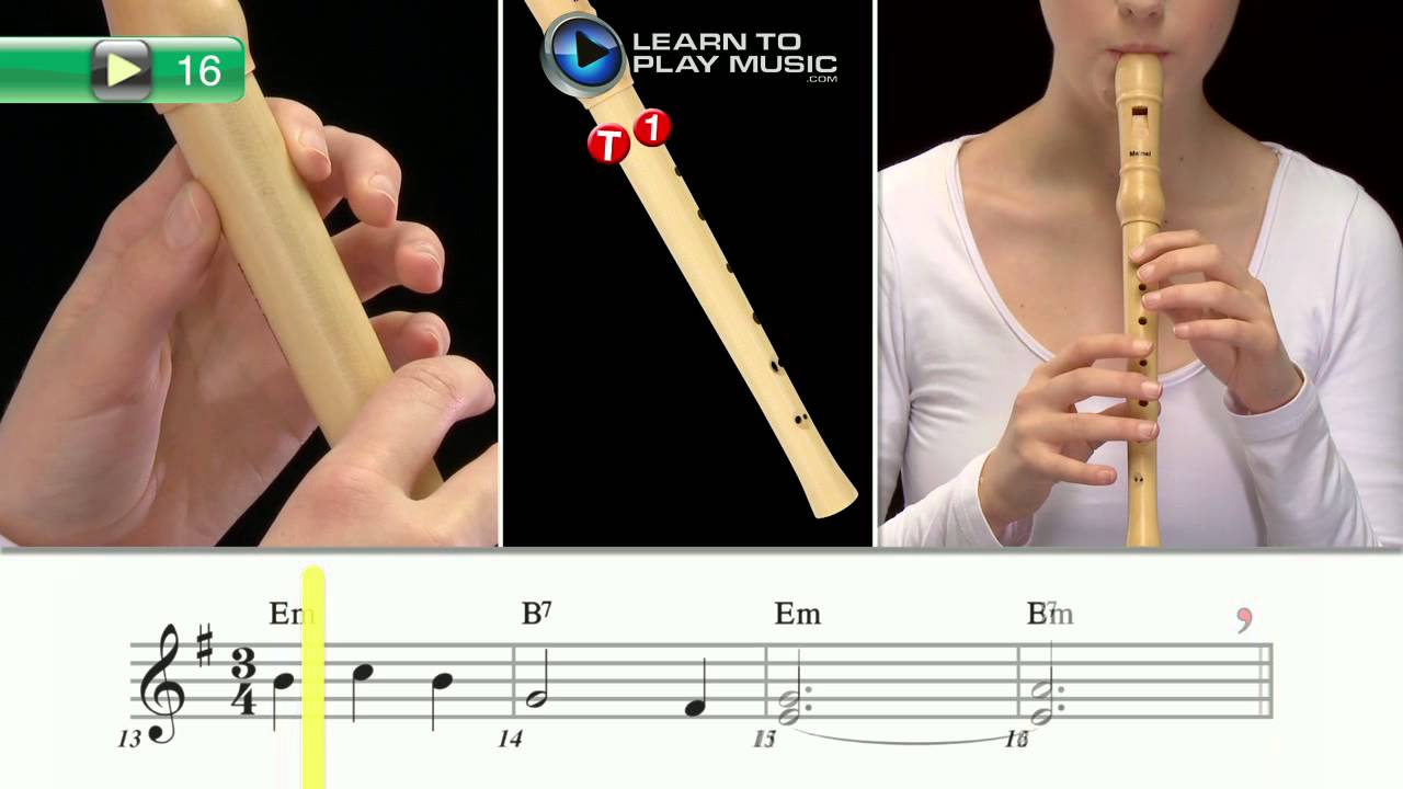 Ex016 Recorder Lessons for Young Beginners Book 2 ~ Progressive - YouTube