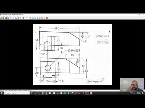 AUTOCAD: CREATING THE BRACKET - YouTube