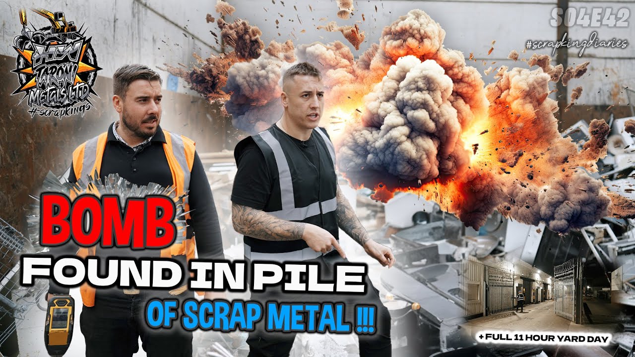 BOMB FOUND IN PILE OF SCRAP METAL | Scrap King Diaries #S04E42 - YouTube