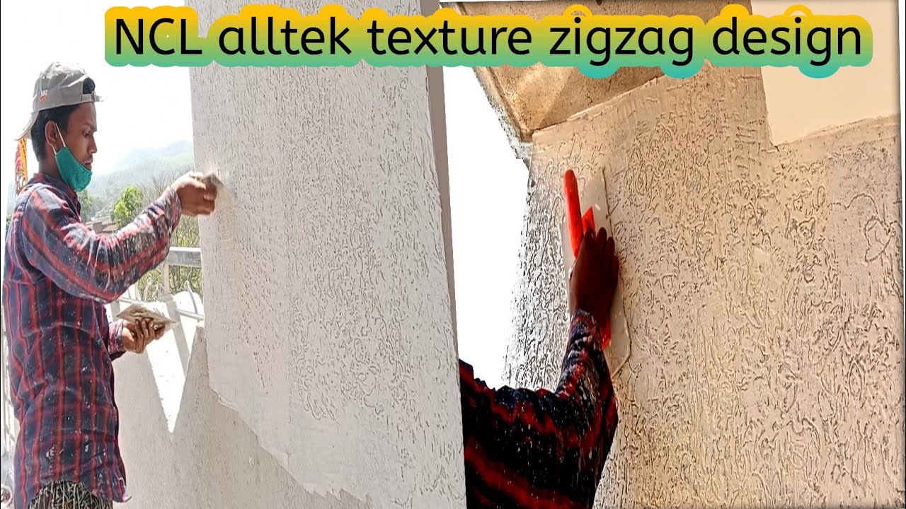 NCL alltek texture zigzag design || Paint Manish - YouTube