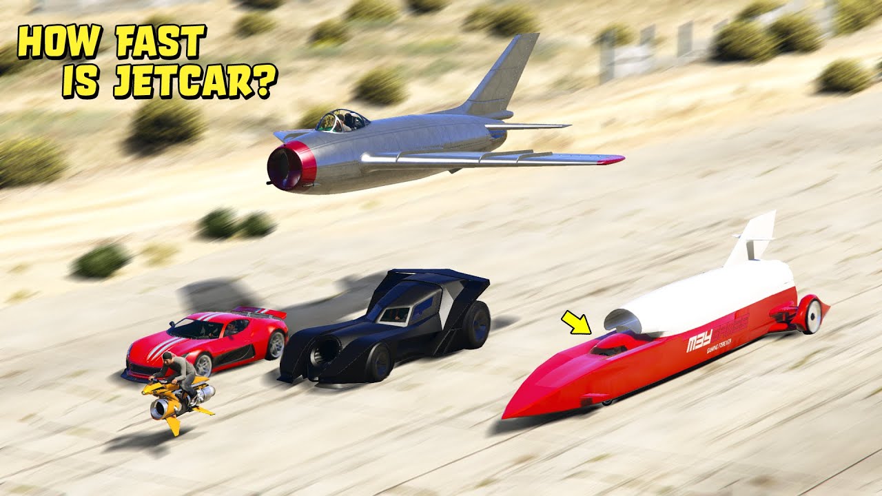 GTA 5 - HOW FAST IS JETCAR? - YouTube