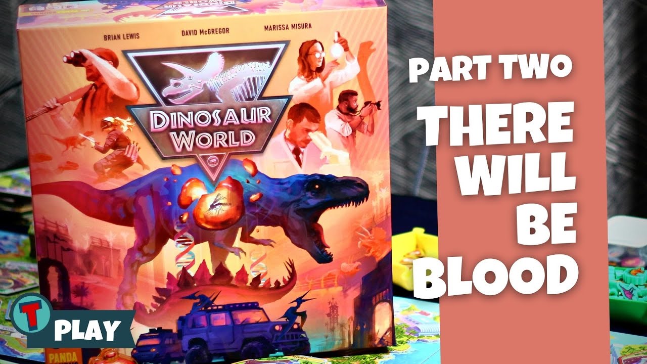 Dinosaur World Board Game | Part Two | Solo Playthrough | Learn to Play ...