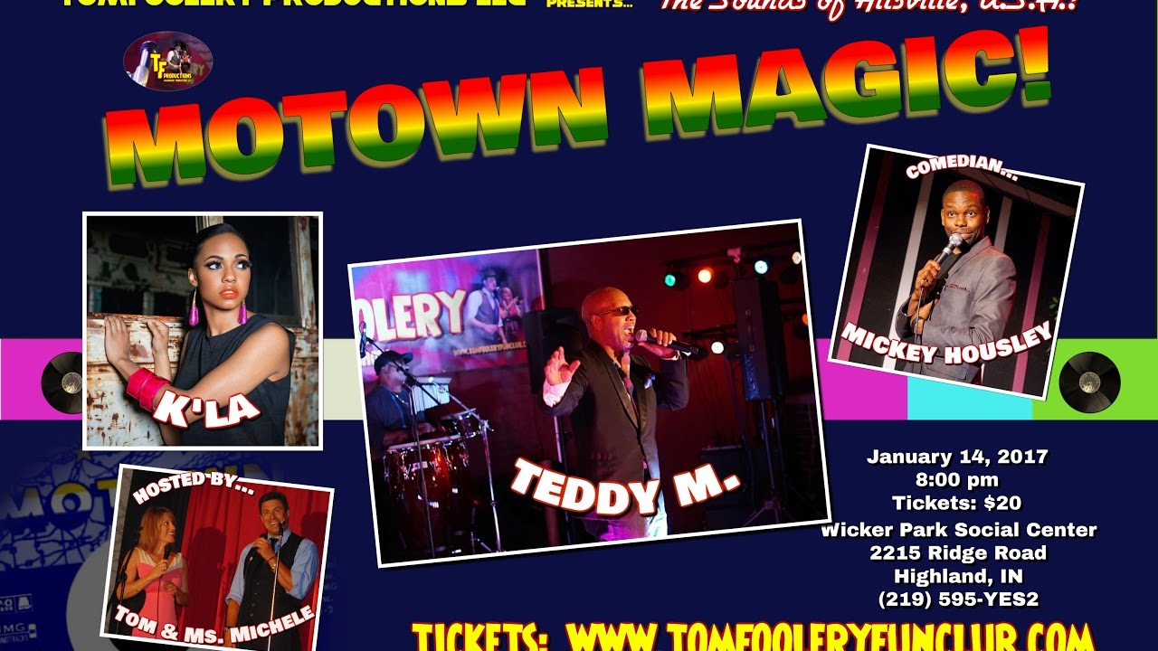 The Tomfoolery Show; Motown Magic radio spot! - YouTube