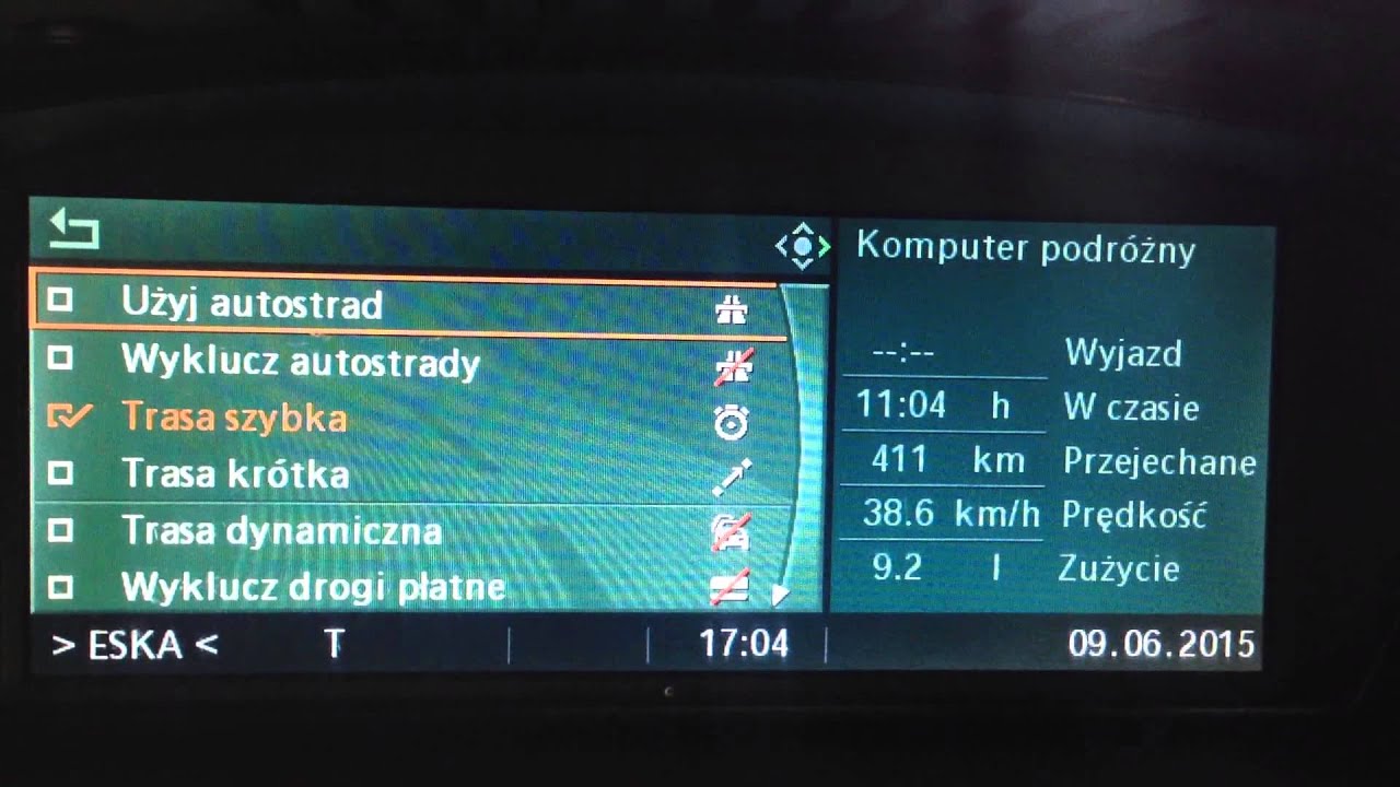 Prezentacja Nawigacji BMW CCC Professional z Polskim Menu E60 E61 E90 ...