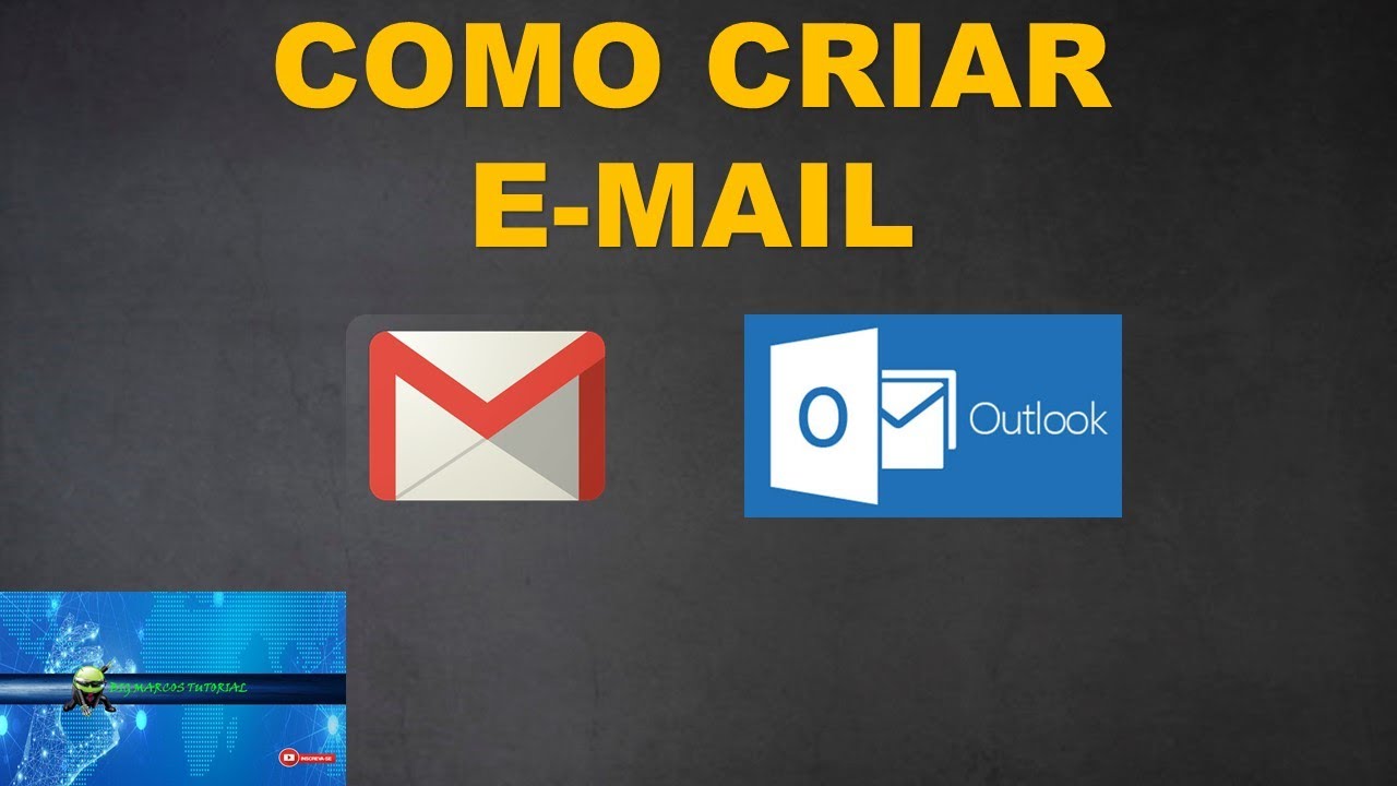 Como Criar Email no PC Super Simples - YouTube