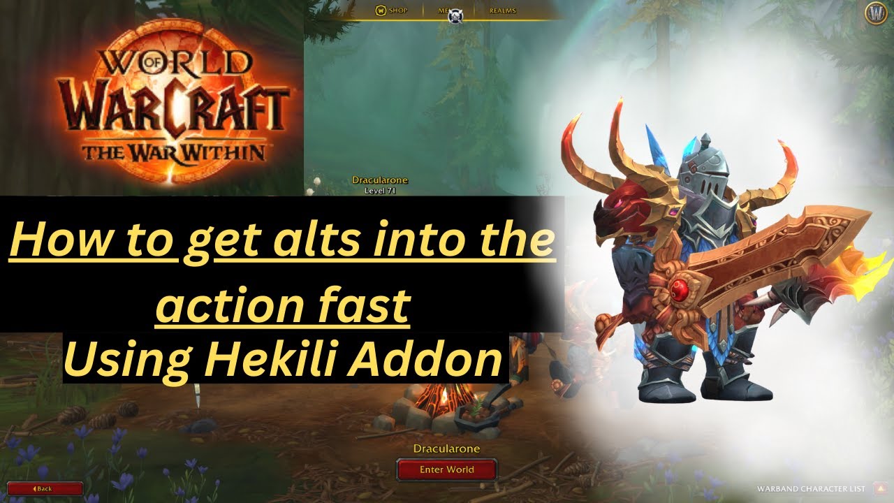 How I get my characters into the action fast using the Hekili Addon ...